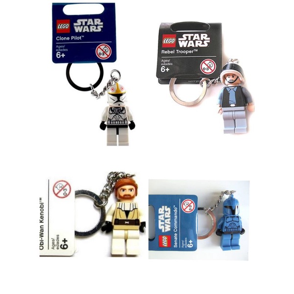 LEGO STAR WARS RARE Clone Pilot/Rebel Trooper/Obi-Wan Kenobi/Senate ...