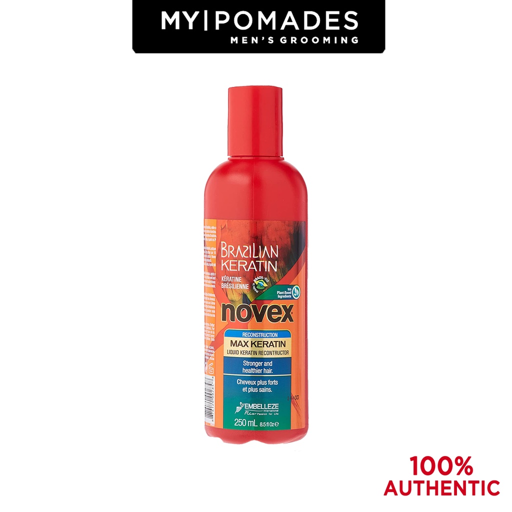 Novex Brazilian Keratin Max Concentrated Liquid Keratin 250ml | Shopee ...