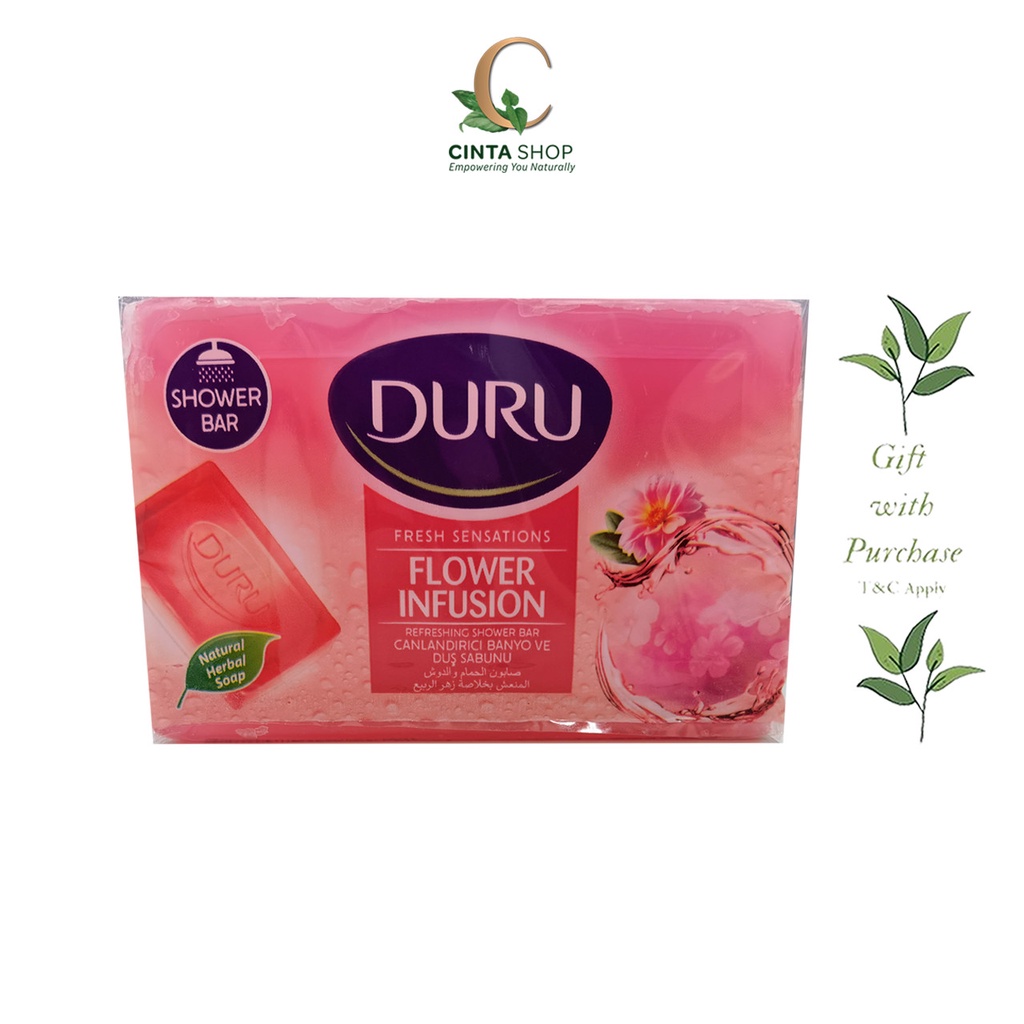 DURU Fresh Sensations Floral Infusion Shower Bar Soap 150G | Shopee ...