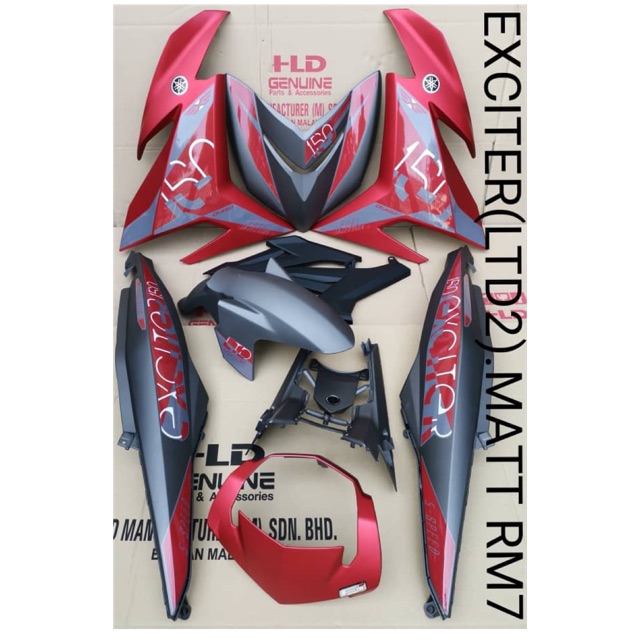 Bodyset Coverset Cover Set Y15 Y15ZR V1 EXCITER 150 EXCITER LTD2 LTD 2 ...