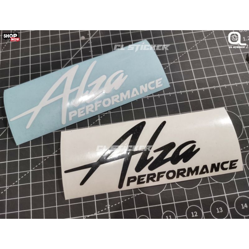 ALZA Performance 2022 Logo Vinyl Sticker | Shopee Malaysia