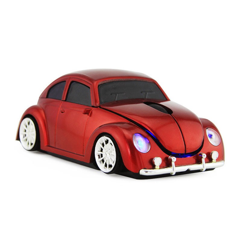 Creative Beetle Car USB 2.4G Wireless Computer Mouse For Desktop Car ...