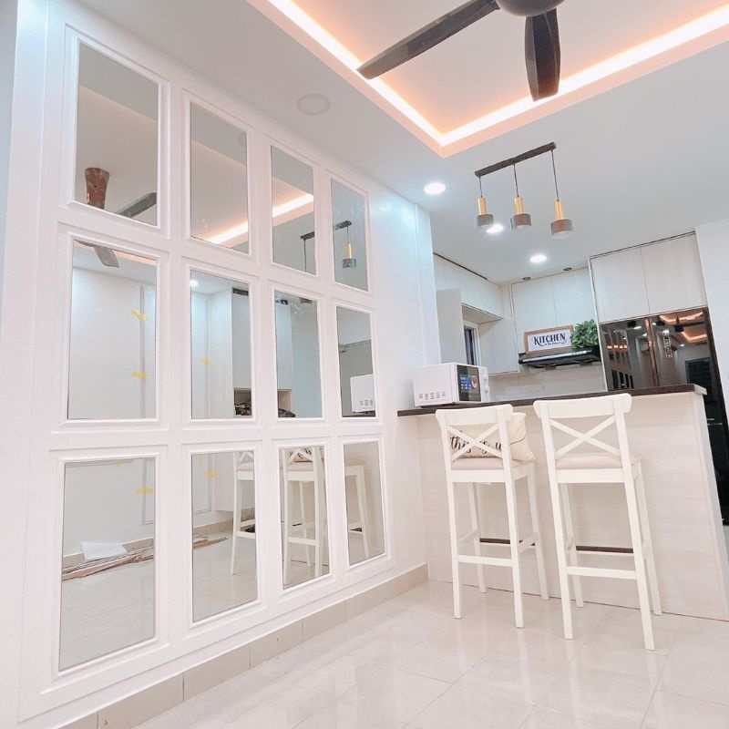 30cm x 56.5cm Grand Mirror Wainscoting ，Wall Decor, Wanscoting design ...