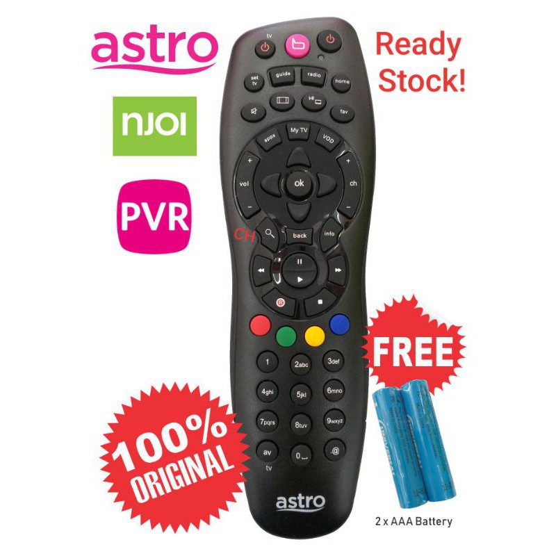 (100% ORIGINAL! )Astro PVR Remote Control | Shopee Malaysia