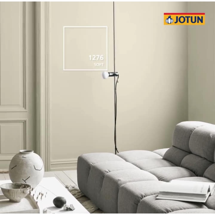 SINAR JOTUN 1276 SOFT 5 LITER ESSENCE COVER PLUS SHEEN/MATT INTERIOR WASHABLE PAINT/ CAT DINDING ...