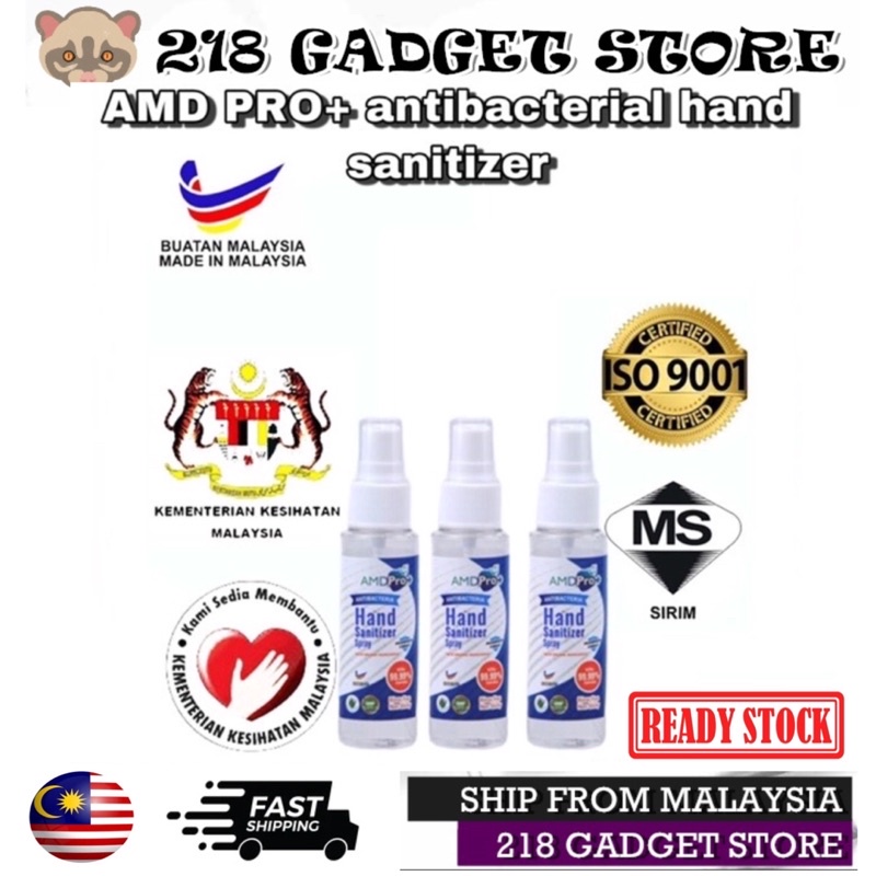 AMD Pro+ Antibacteria Hand Sanitizer Spray (42ml) | Shopee Malaysia