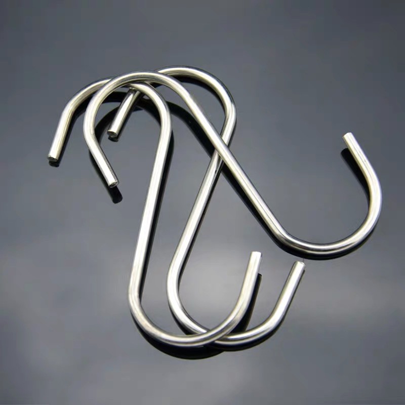 Metal S-Shape Hooks (3 PCS) (Thick & Rigid Design) | Shopee Malaysia