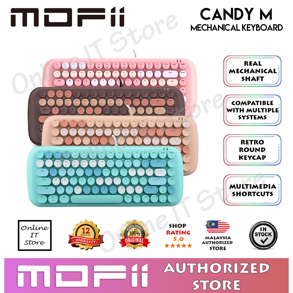 MOFII Candy M Wired Mechanical Gaming Keyboard | Shopee Malaysia