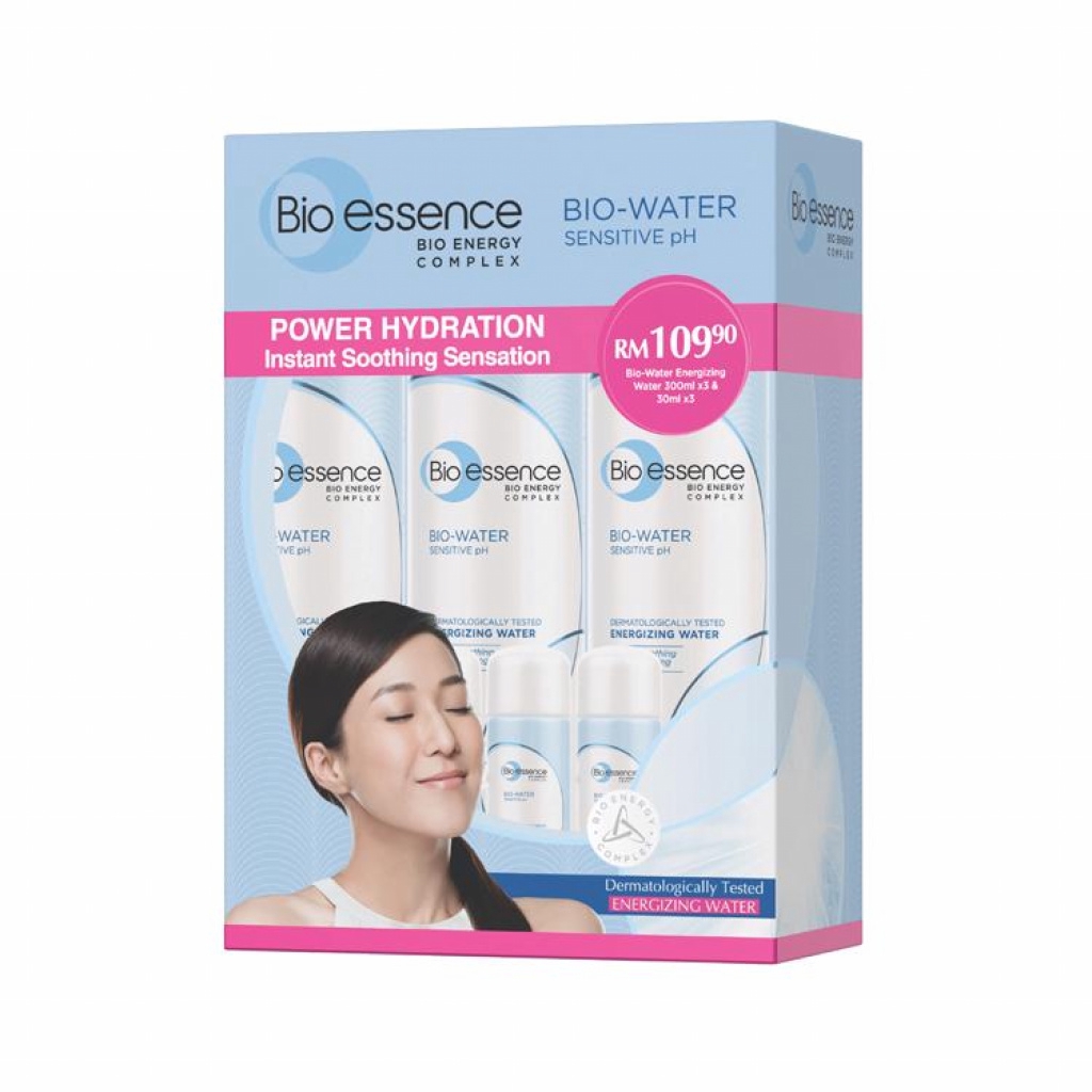 Bio Essence Bio Water Energizing Water (300ml + 30ml x 3) [Promo Pack ...