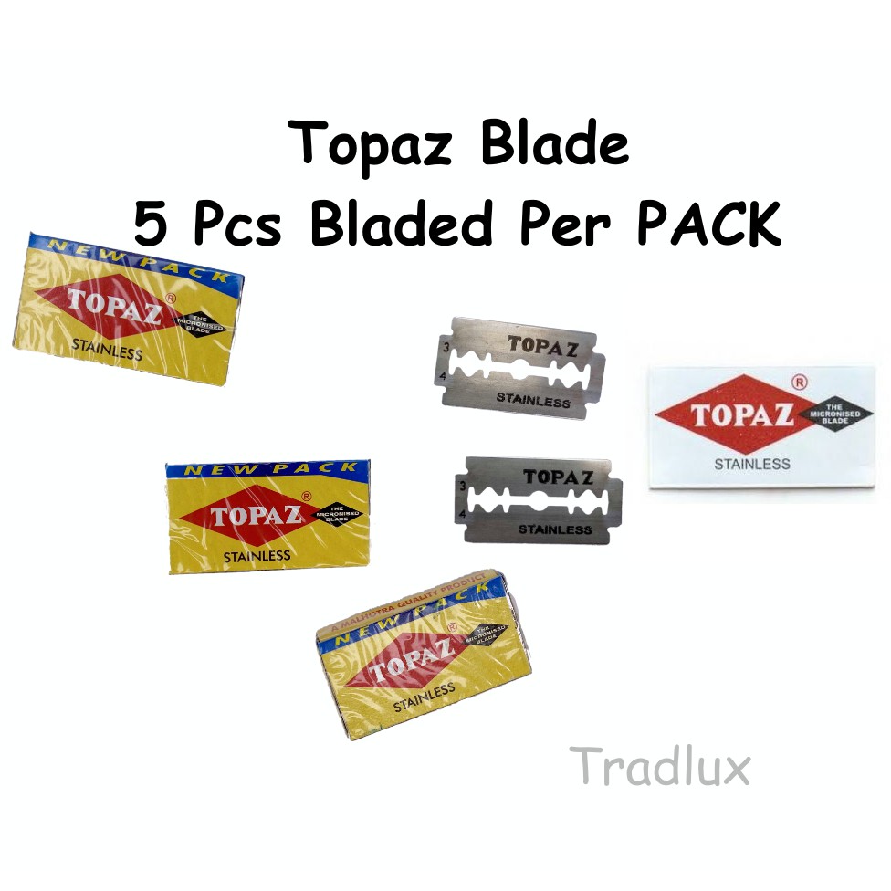 Topaz Blade /Topaz 5's PER PACK | Shopee Malaysia
