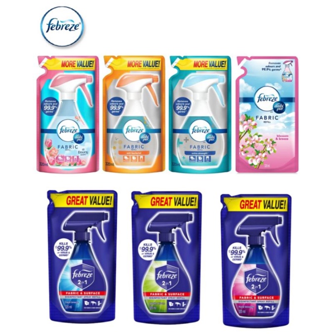 FEBREZE Fabric Refresher Refill Pack 320ml & 640ml | Shopee Malaysia