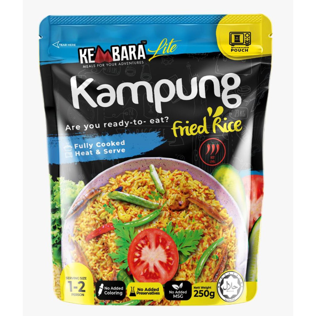 Kembara Lite Kampung Fried Rice + [Complimentary 3-in-1 drinks sachet ...