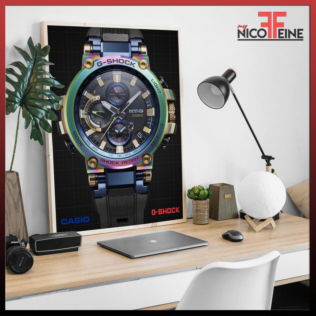 NEW Casio G-Shock MTG B1000 Watch Large Poster Print / Wall Art ...