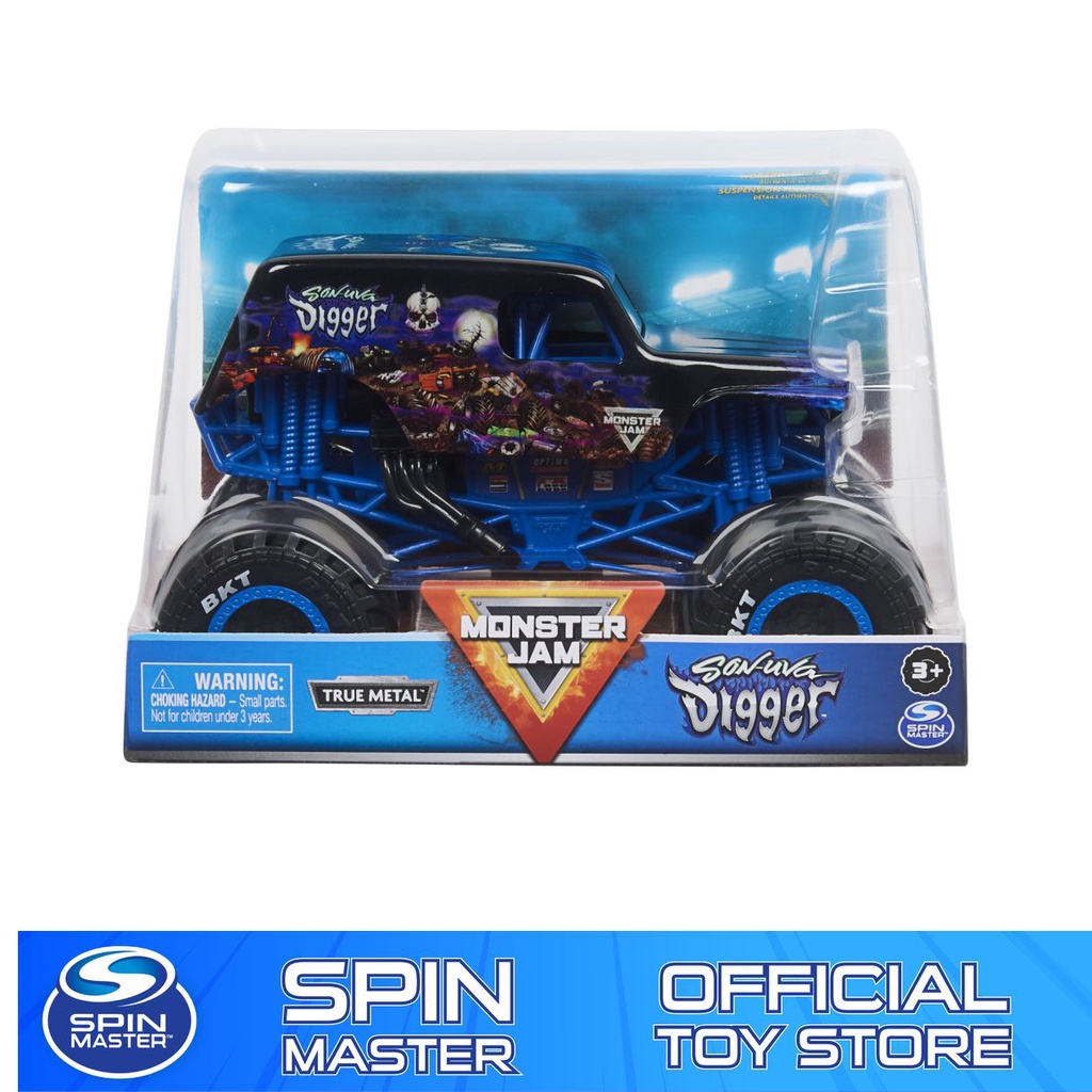 [Original] Monster Jam 1:24 Monster Truck Die Cast Vehicle - Son Uva ...