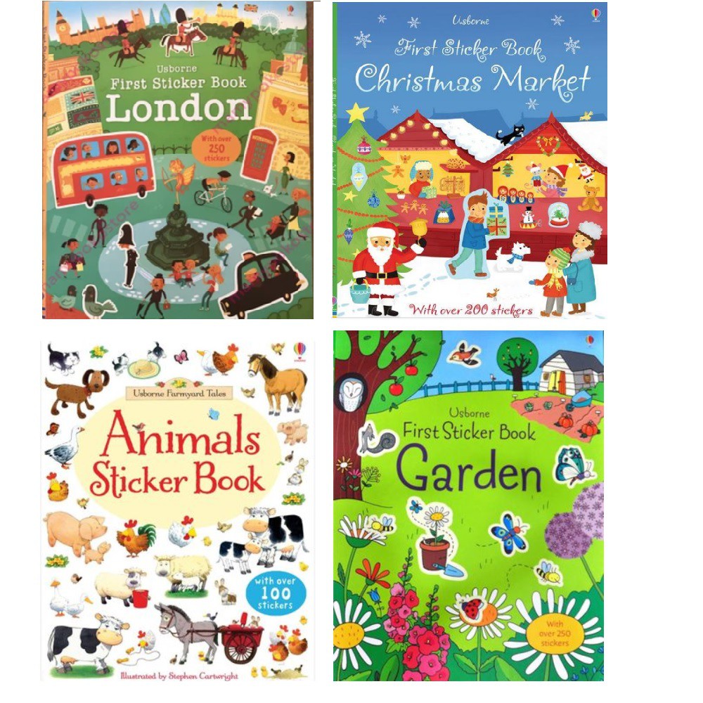 52 Variation of Usborne Sticker Books - Part A | Shopee Malaysia