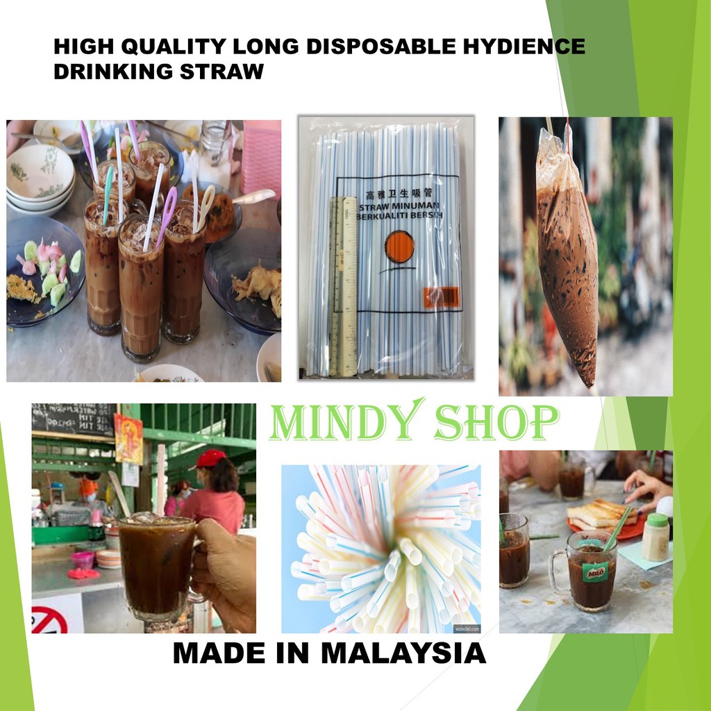 Straw Panjang (Straw minuman berkualiti bersih) / Straw Minuman ...
