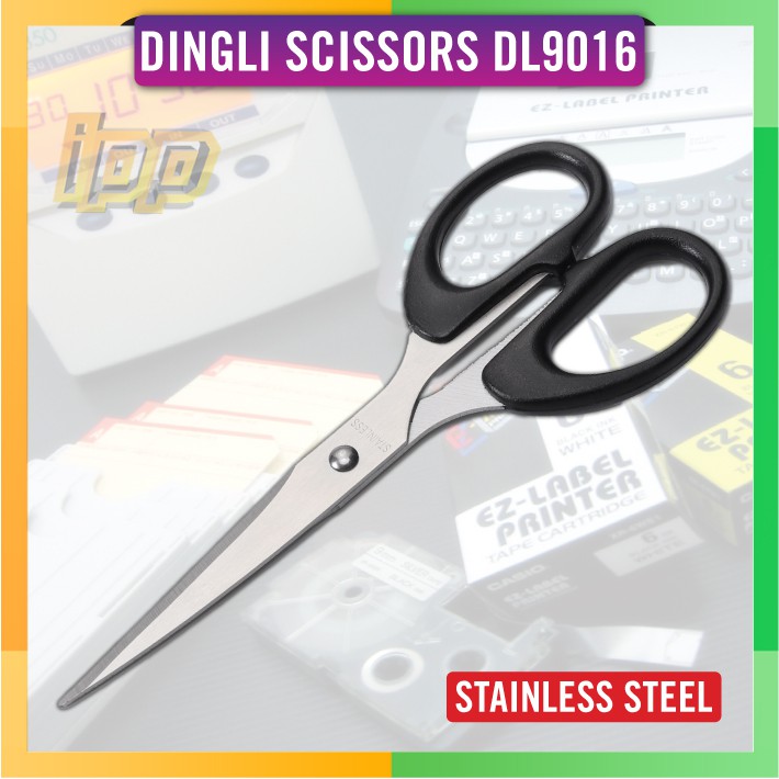 DINGLI STAINLESS STEEL SCISSOR 158mm (6.2") DL9016 | Shopee Malaysia