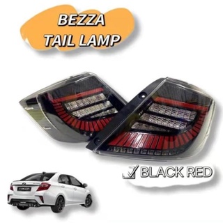 Perodua Bezza 2016-2022 Dragon Scale Dynamic Tail Lamp ( Black Red ...