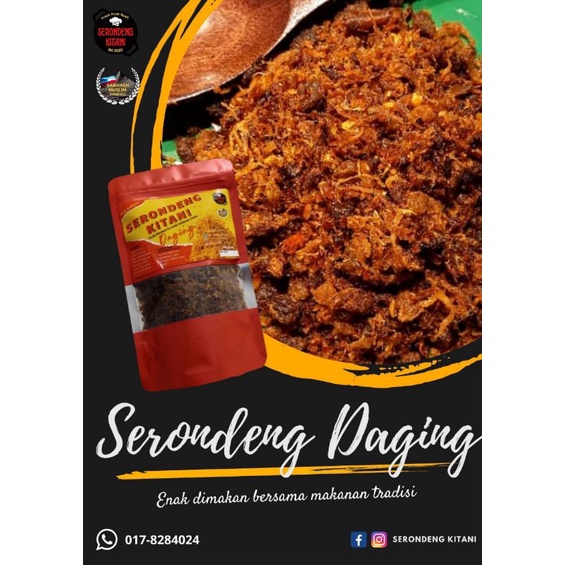 Serunding Daging 100g - Serondeng Kitani | Shopee Malaysia