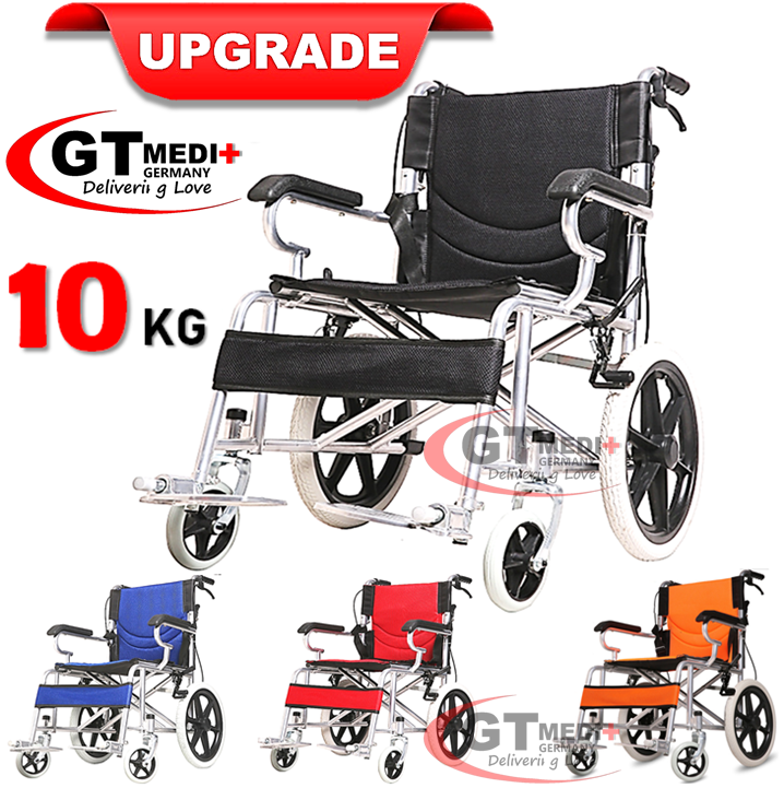 Kerusi Roda wheelchairs ringan / Wheelchair Lightweight travel Foldable ...