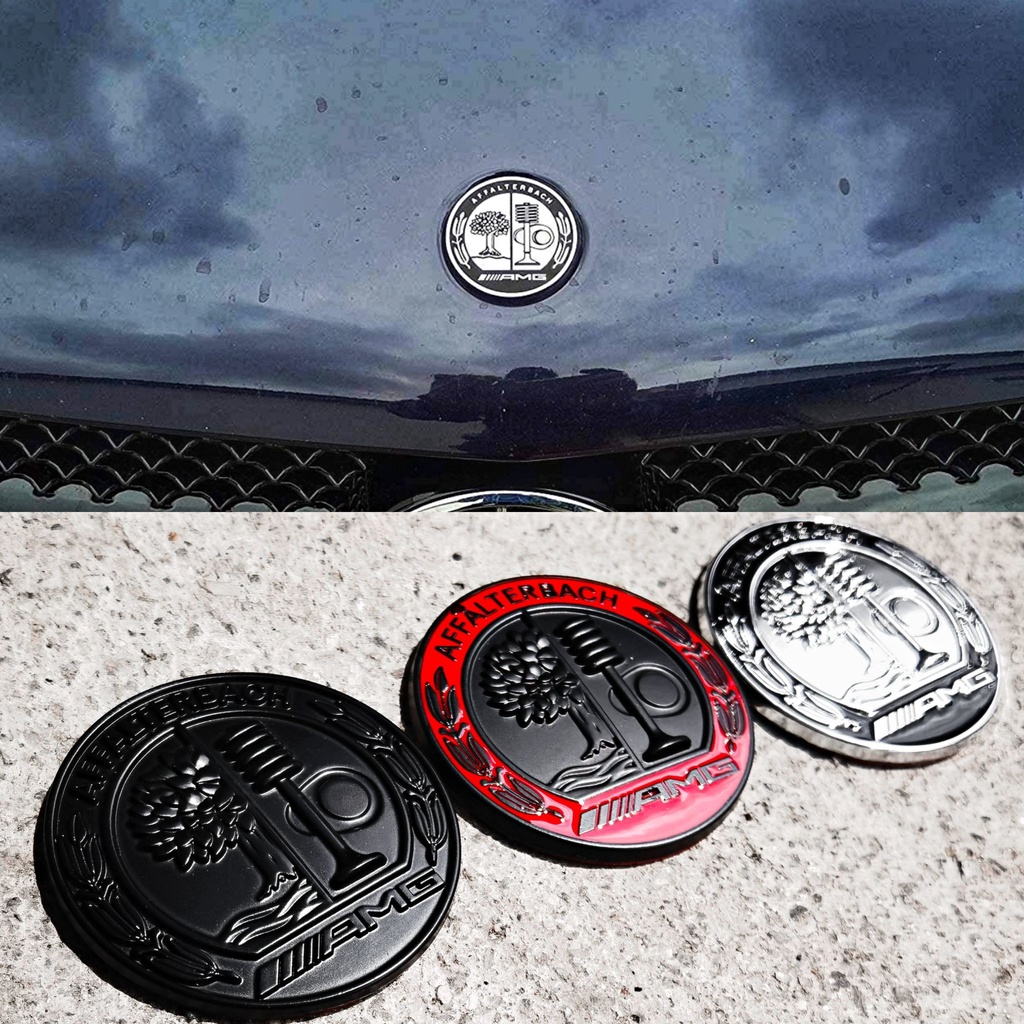 Mercedes AMG Apple tree Affalterbach 3D metal Hood bonnet emblem ...