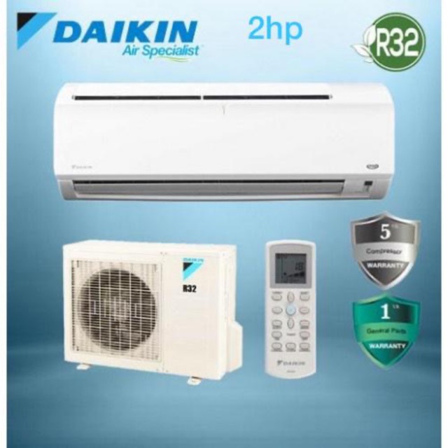 Daikin 2hp R32 Non Inverter With Smart Control Wall Mounted