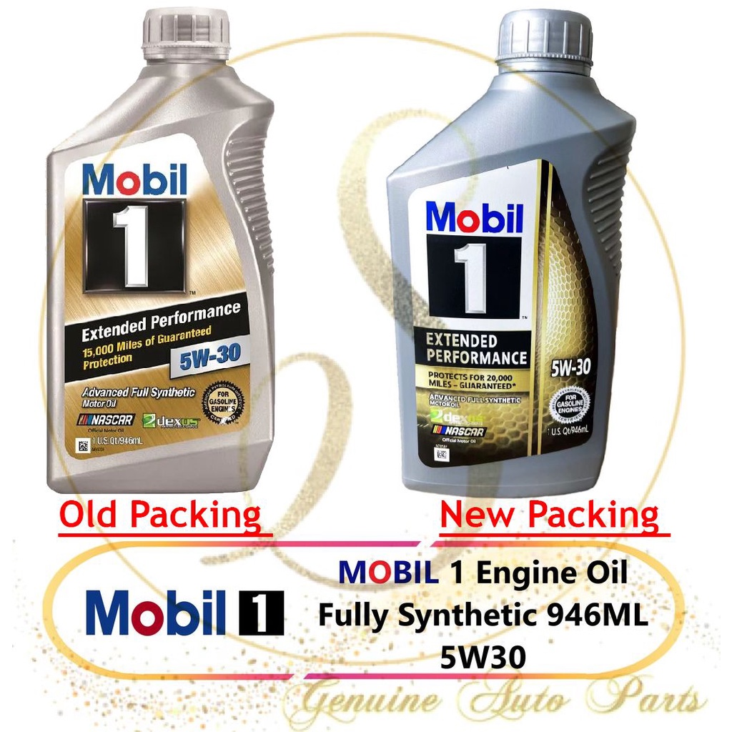 ( 100% ORIGINAL ) NEW MOBIL 1 5W30 EXTENDED PERFORMANCE FULLY SYNTHETIC ...