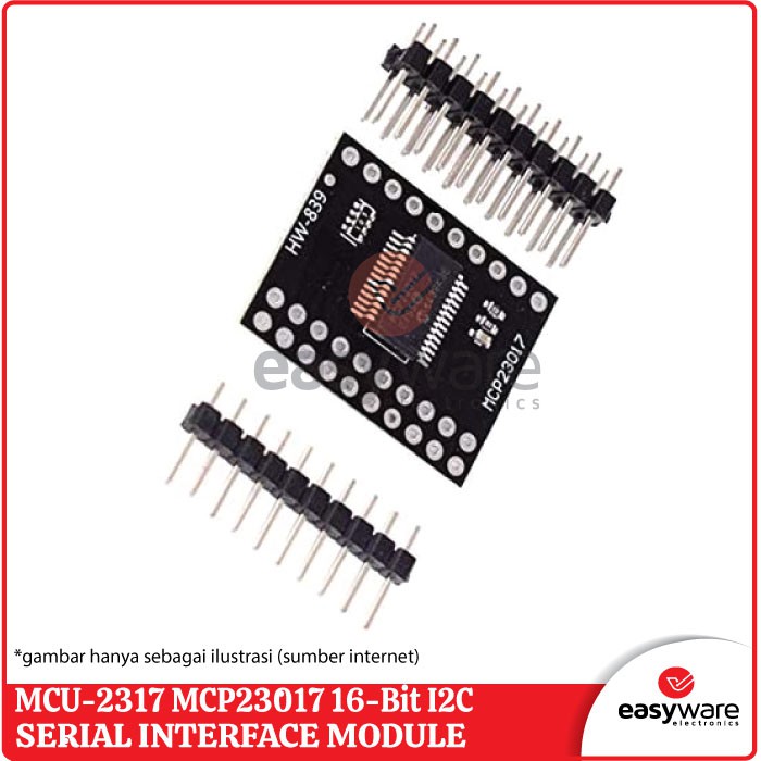 Mcu-2317 MCP23017 16-Bit I2C Series INTERFACE MODULE | Shopee Malaysia
