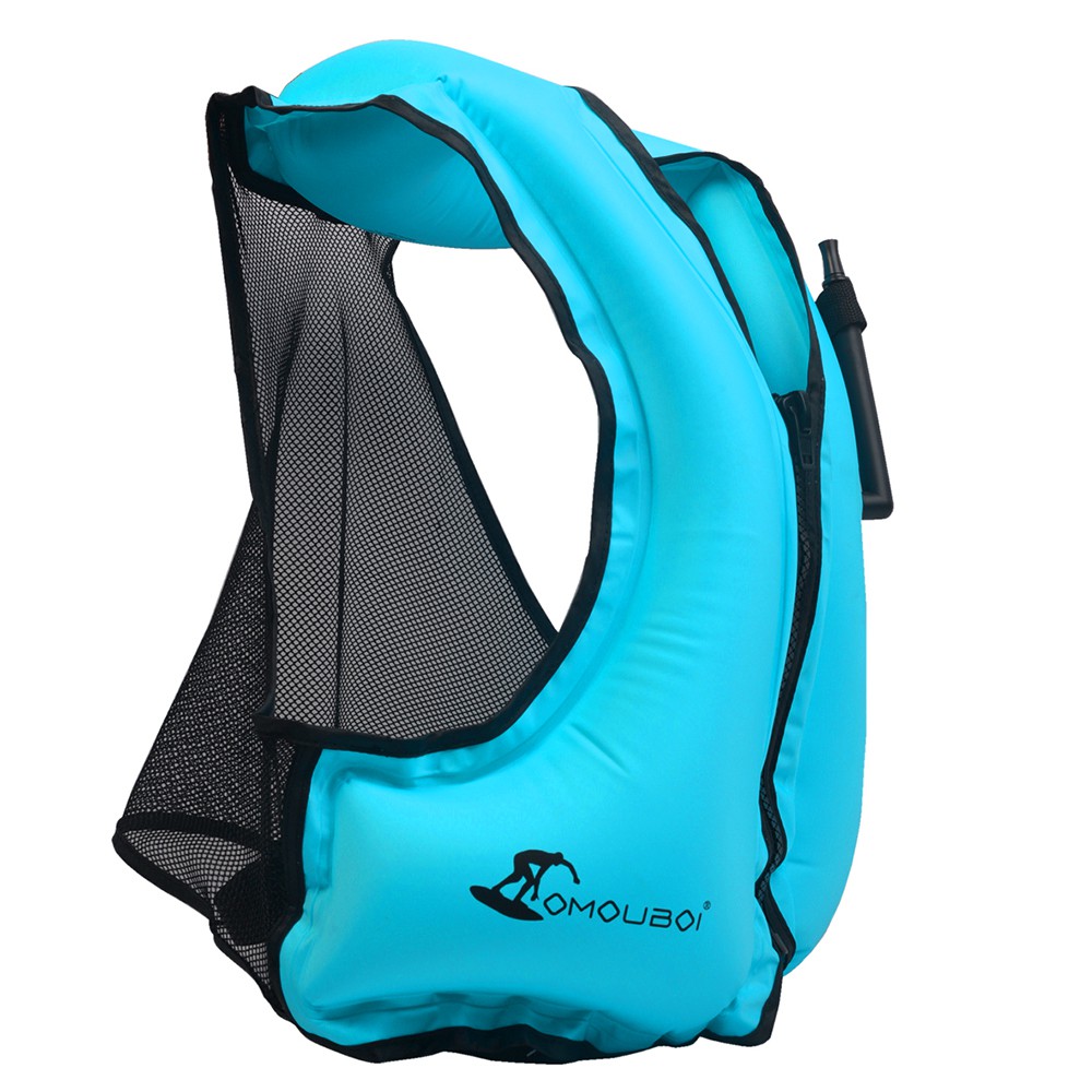 Adult Inflatable Swim Vest Life Jacket for Snorkeling Floating Device ...