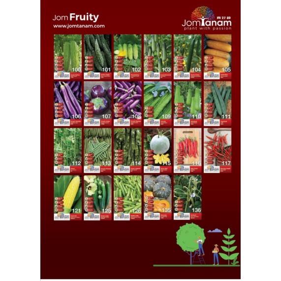Crop Power Benih Sayur Sayuran Seeds Premium Vegetable plants Seeds ...