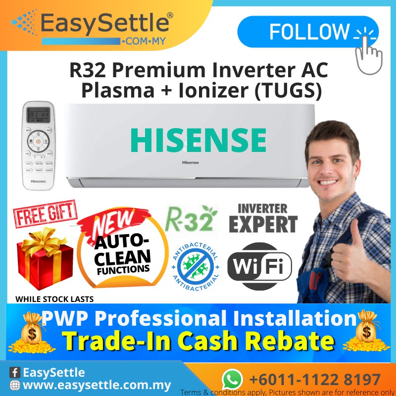 🚚 fast delivery 🚚 hisense & tcl 1hp/1.5hp/2hp/2.5hp inverter r32 aircond | BeeCost