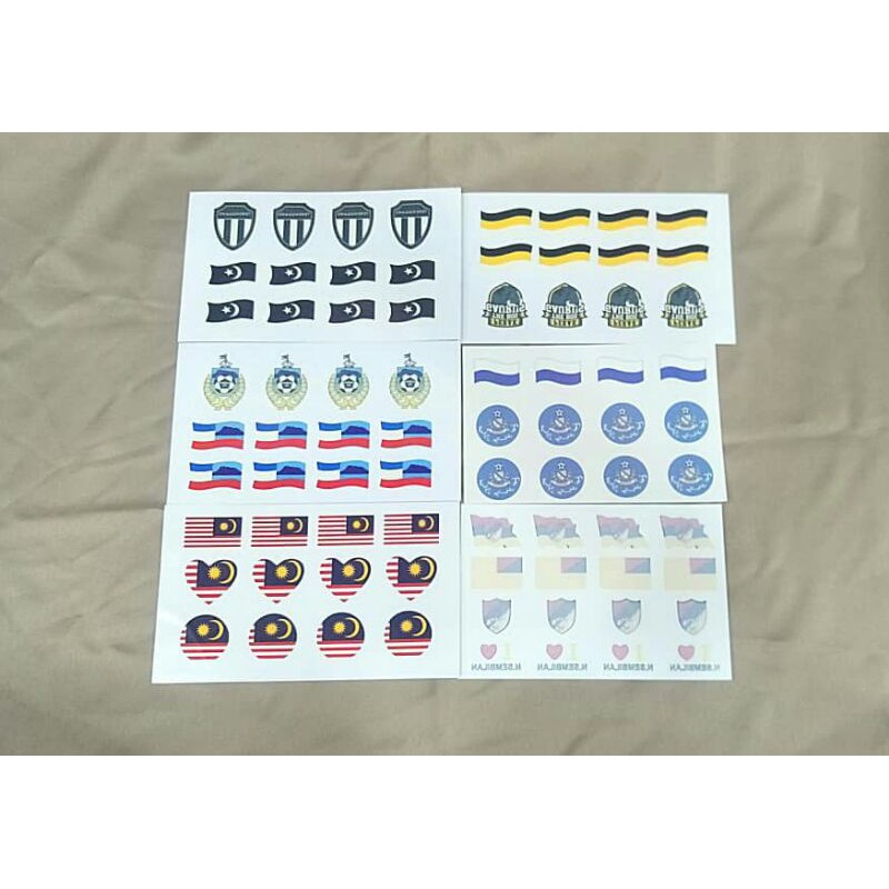 sticker muka (tato muka)💥 | Shopee Malaysia