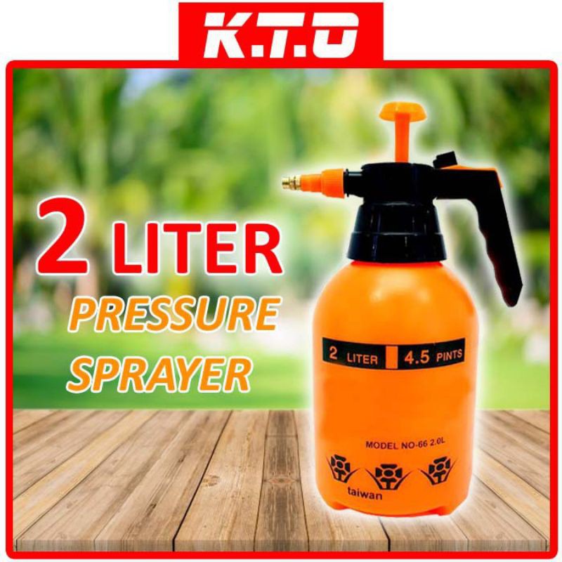 2 Liter Spray Tangan Sesuai Bahan Kimia Sembur Racun Seranggan Air Baja ...