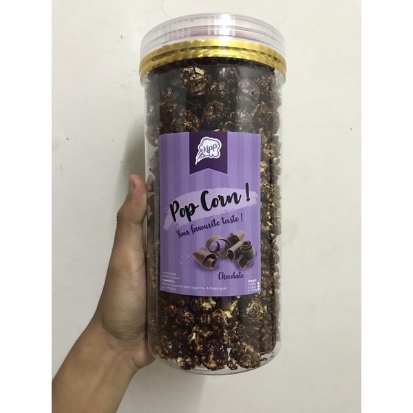 Kipp popcorn coklat home made halal Malaysia chocolate popcorn sedap ...