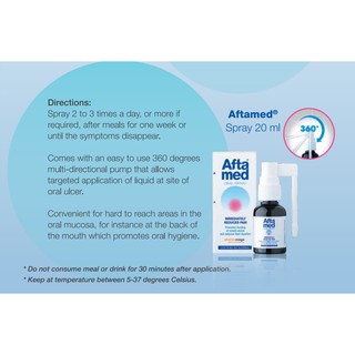 Aftamed Oral Spray 20ml | Shopee Malaysia