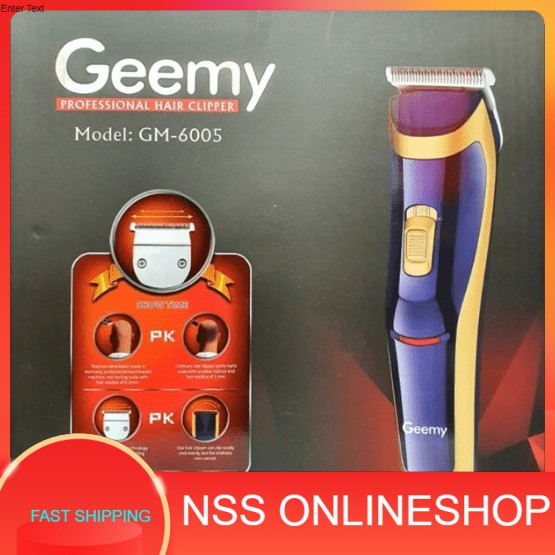 Ready Stock! Geemy GM6005 Professional Hair Clipper Mesin Gunting ...
