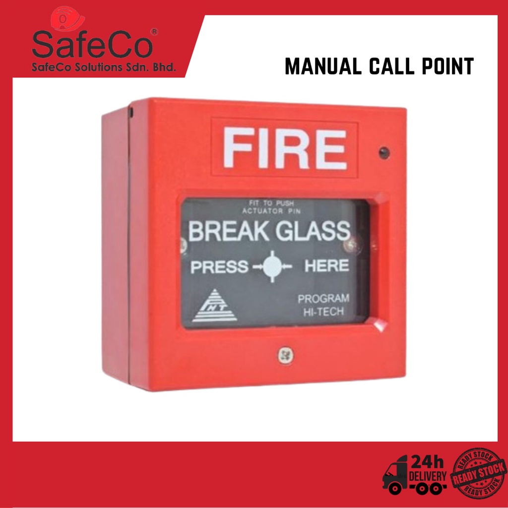 Unique Fire Manual Alarm Call Point / Break Glass | Shopee Malaysia