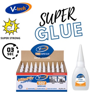 V-tech 502 Super Glue 3 seconds / Vtech Super Glue 502 / Gam Cepat ...