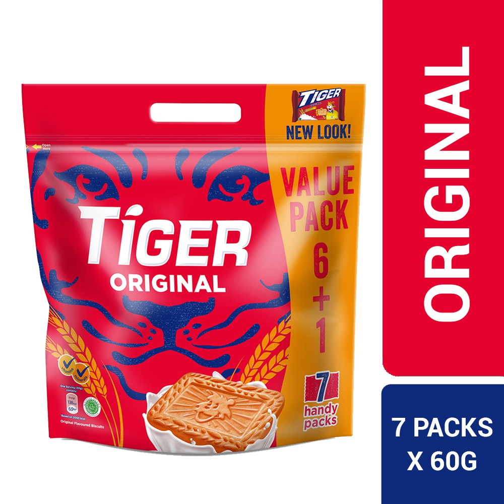 Tiger Original Multipack (7 x 60g) | Shopee Malaysia