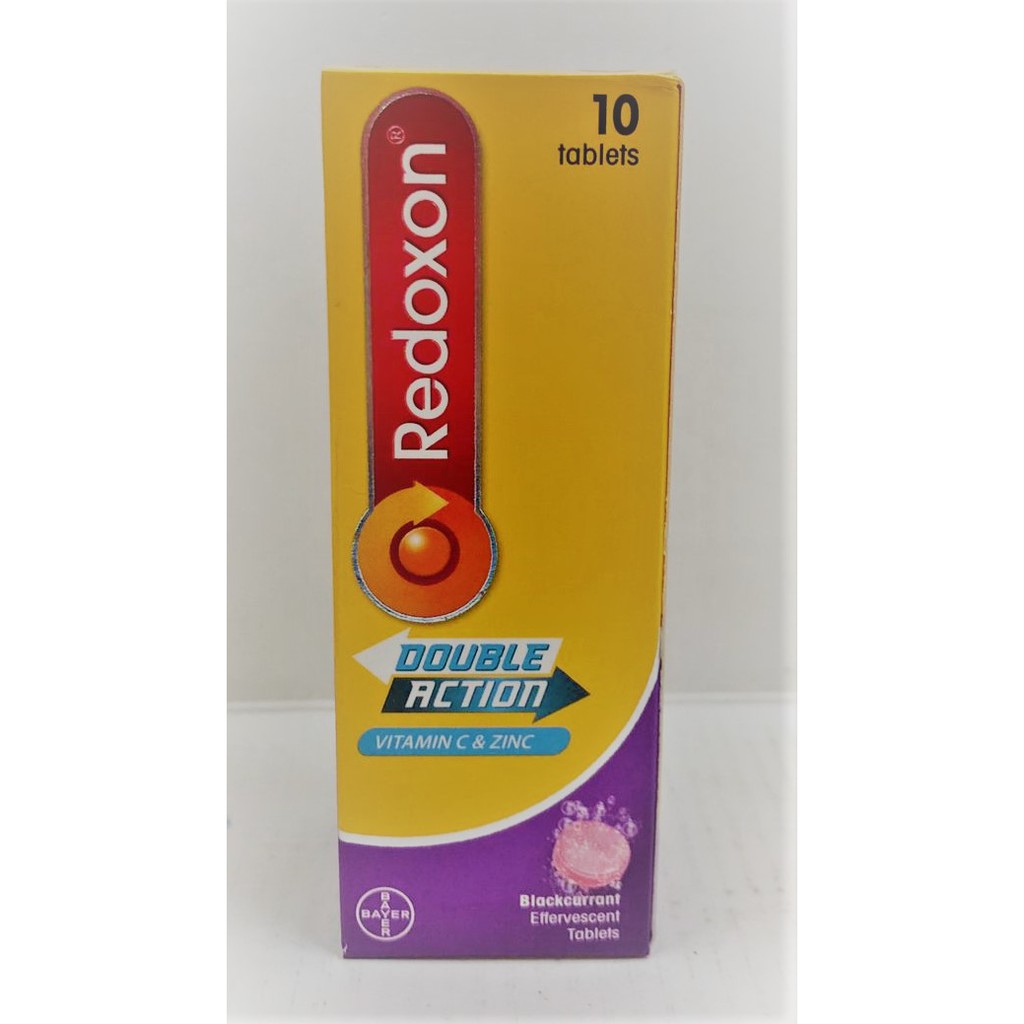 REDOXON DOUBLE ACTION VITAMIN C + ZINC BLACKCURRANT EFFERVESCENT ...