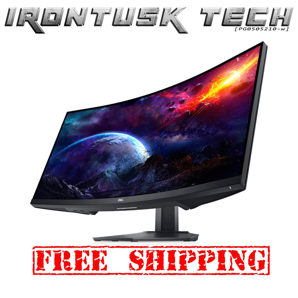 DELL S3422DWG CURVED WQHD GAMING MONITOR WITH VESA DISPLAY HDR 400 ...