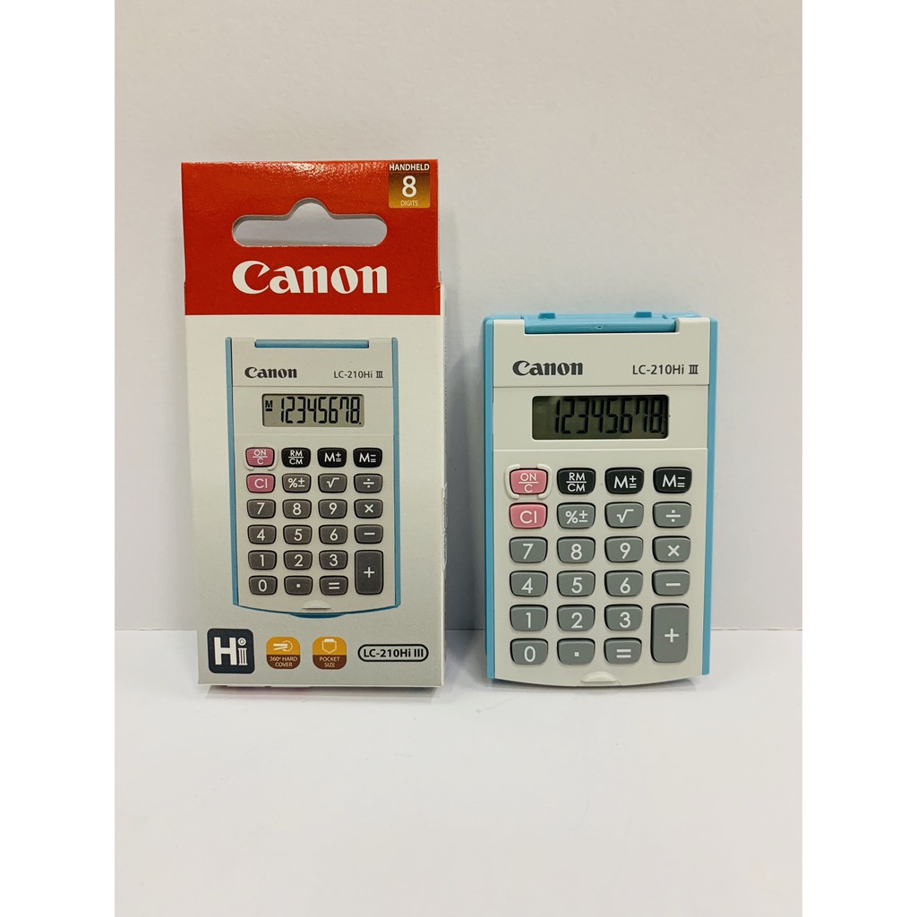 *ORIGINAL*CANON POCKET CALCULATOR LC210HI III (8DIGITS) | Shopee Malaysia