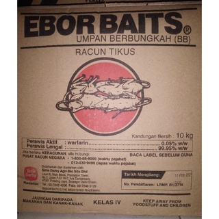 10KG EBOR MOUSE KILLER BAITS(SIME DARBY)/Racun Tikus Power Sekali ...