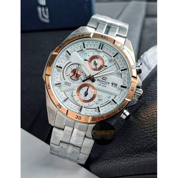 CASIO EDIFICE EFR-556 CHRONOGRAPH STAINLESS STEEL WATCH FOR MEN ...