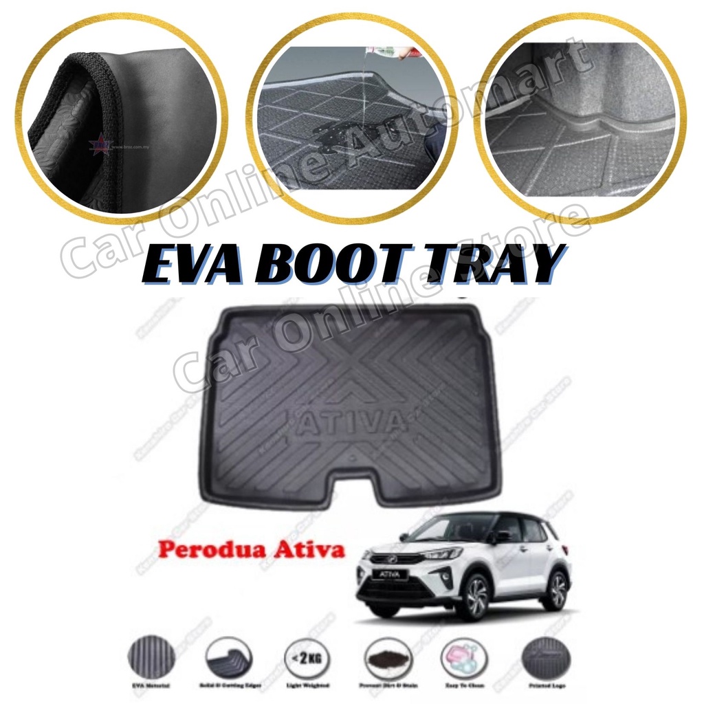PERODUA ATIVA EVA Luggage Boot Cargo Trunk Tray | Shopee Malaysia