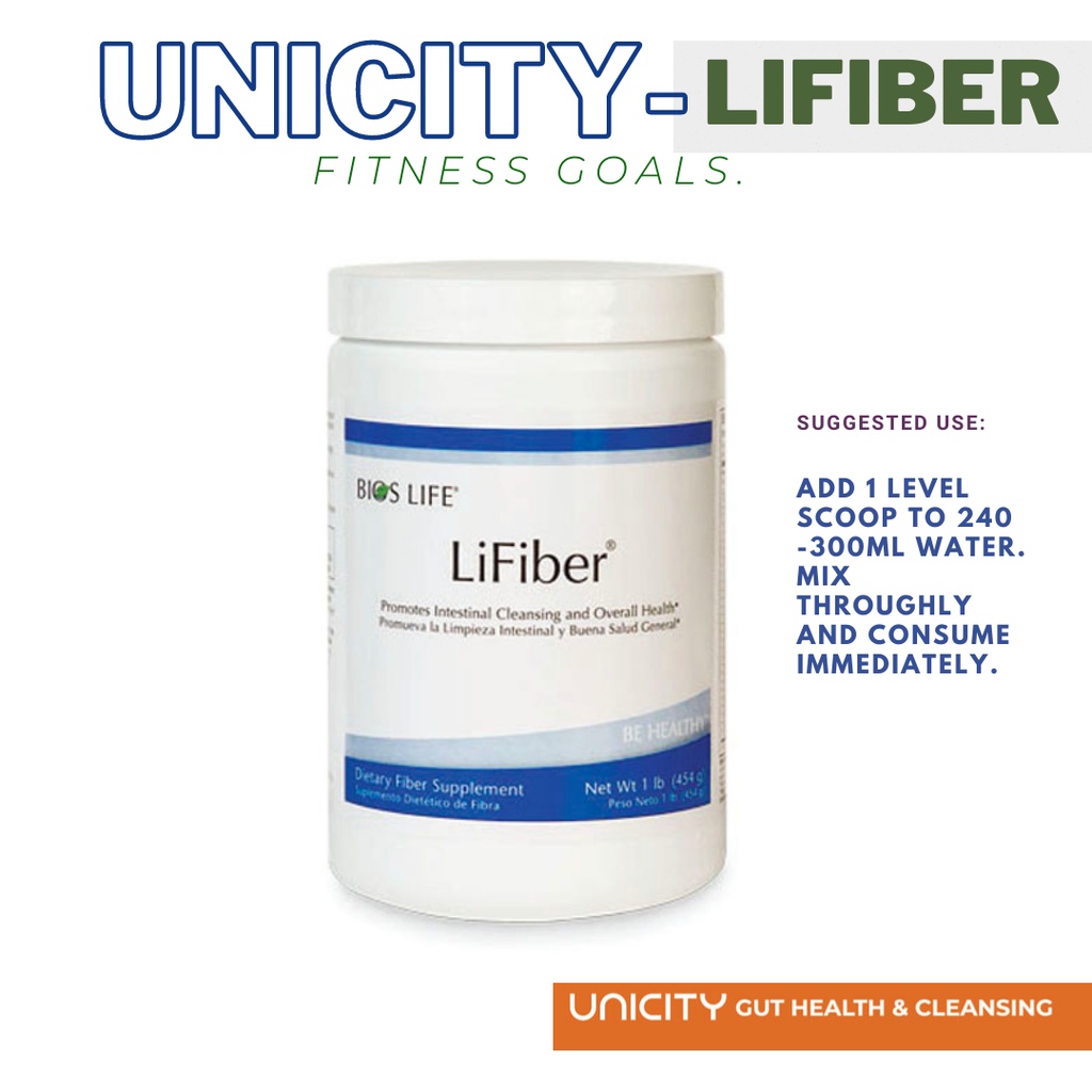 Unicity Lifiber High soluble and insoluble fibre psyllium husk General ...
