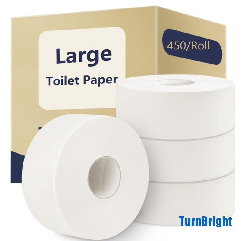 Jumbo Commercial Bathroom Home Roll Toilet Paper Large Tissue 4Ply ...