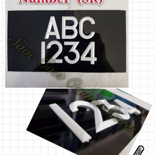 Universal Casing size plat Normal Or Crystal Car Number Plate (Buat ...