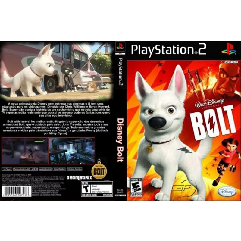 PS2 CD DVD GAMES ( Disney Bolt ) English Version | Shopee Malaysia