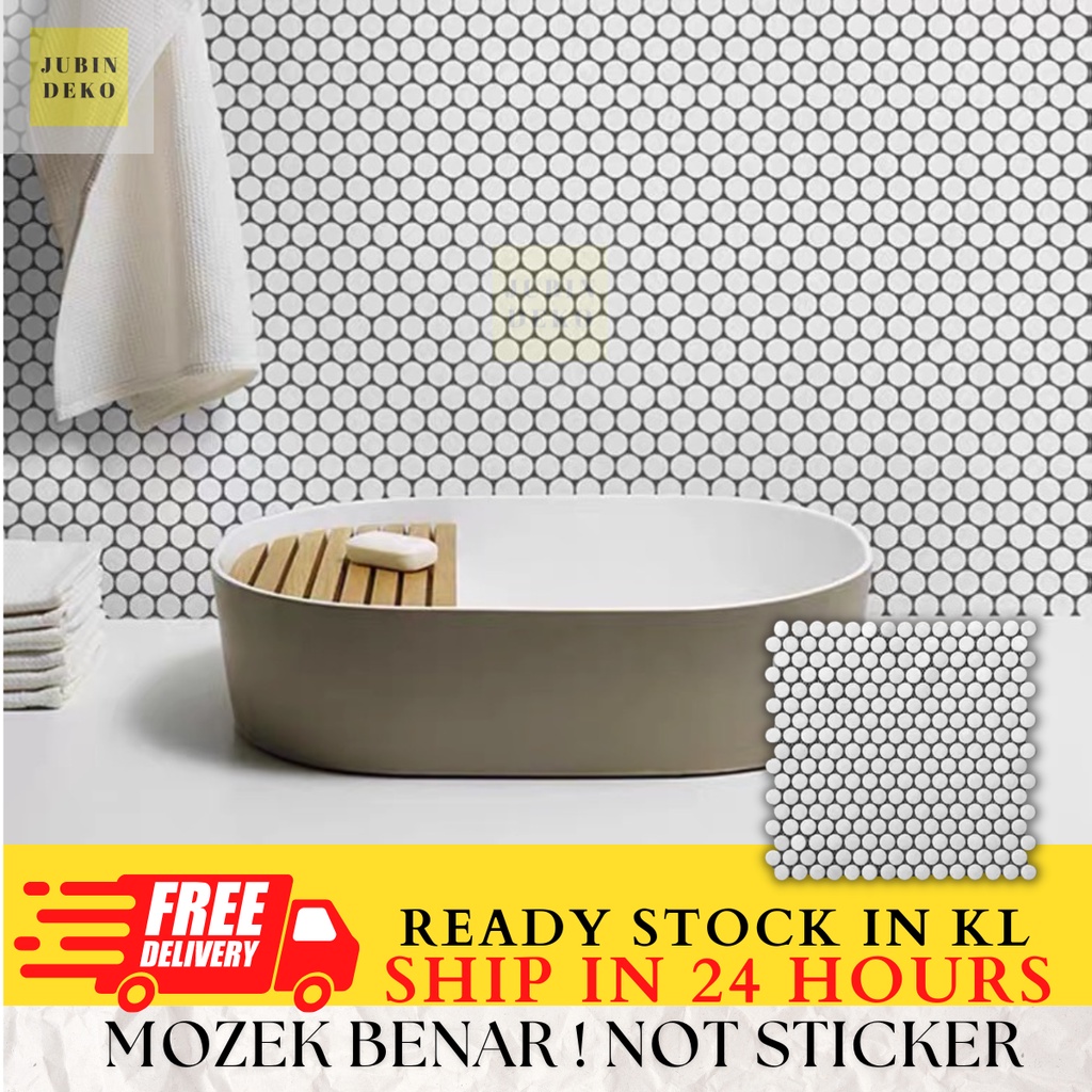 [NOT STICKER] *1 BOX 20 SHEET* MOSAIC TILES /MOZEK/JUBIN DINDING ...